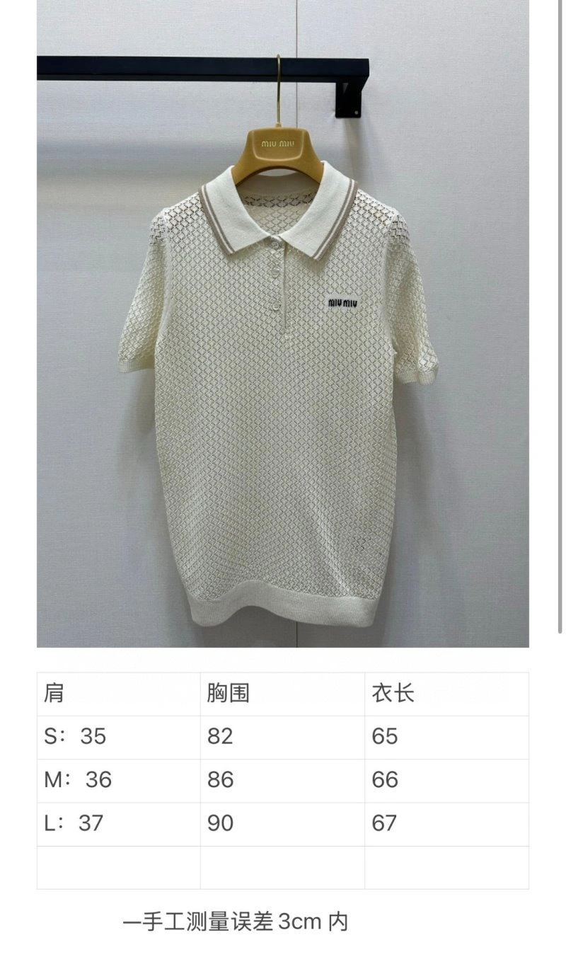 Original Miu Miu T-Shirts