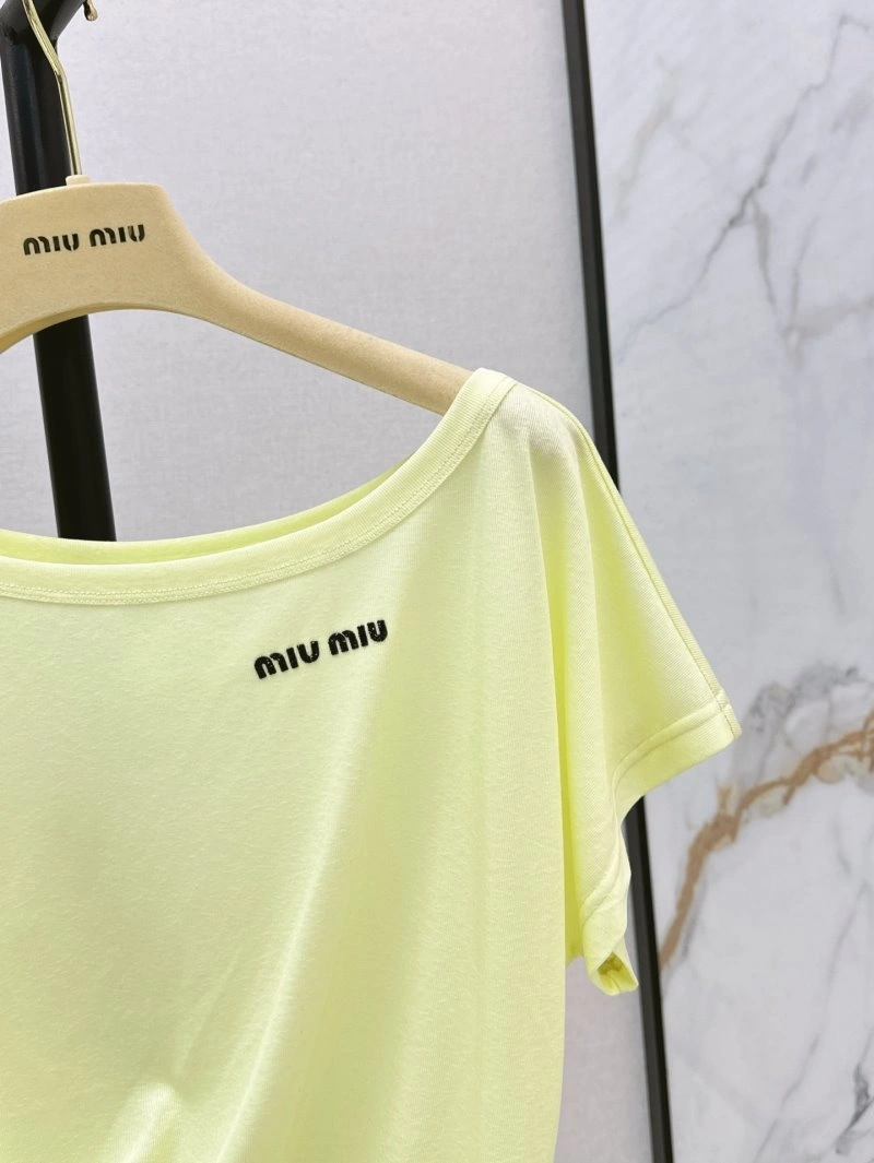 Precise copy Miu Miu T-Shirts