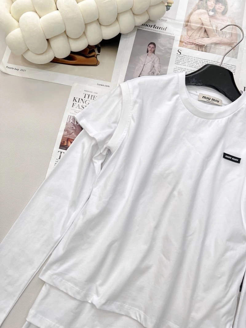 High accuracy Miu Miu T-Shirts