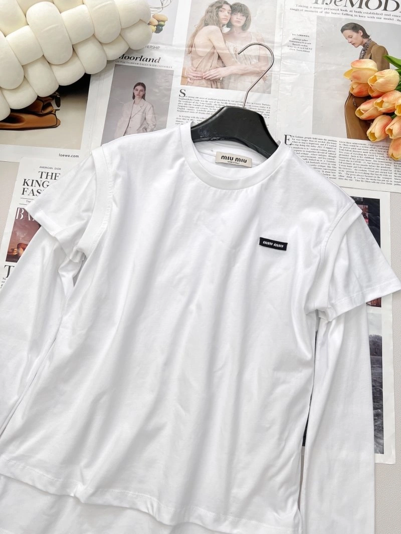 High accuracy Miu Miu T-Shirts