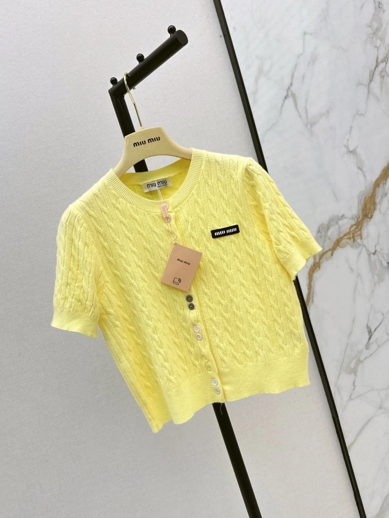 Brand-authenticated Miu Miu T-Shirts