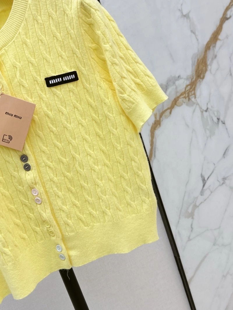 Brand-authenticated Miu Miu T-Shirts