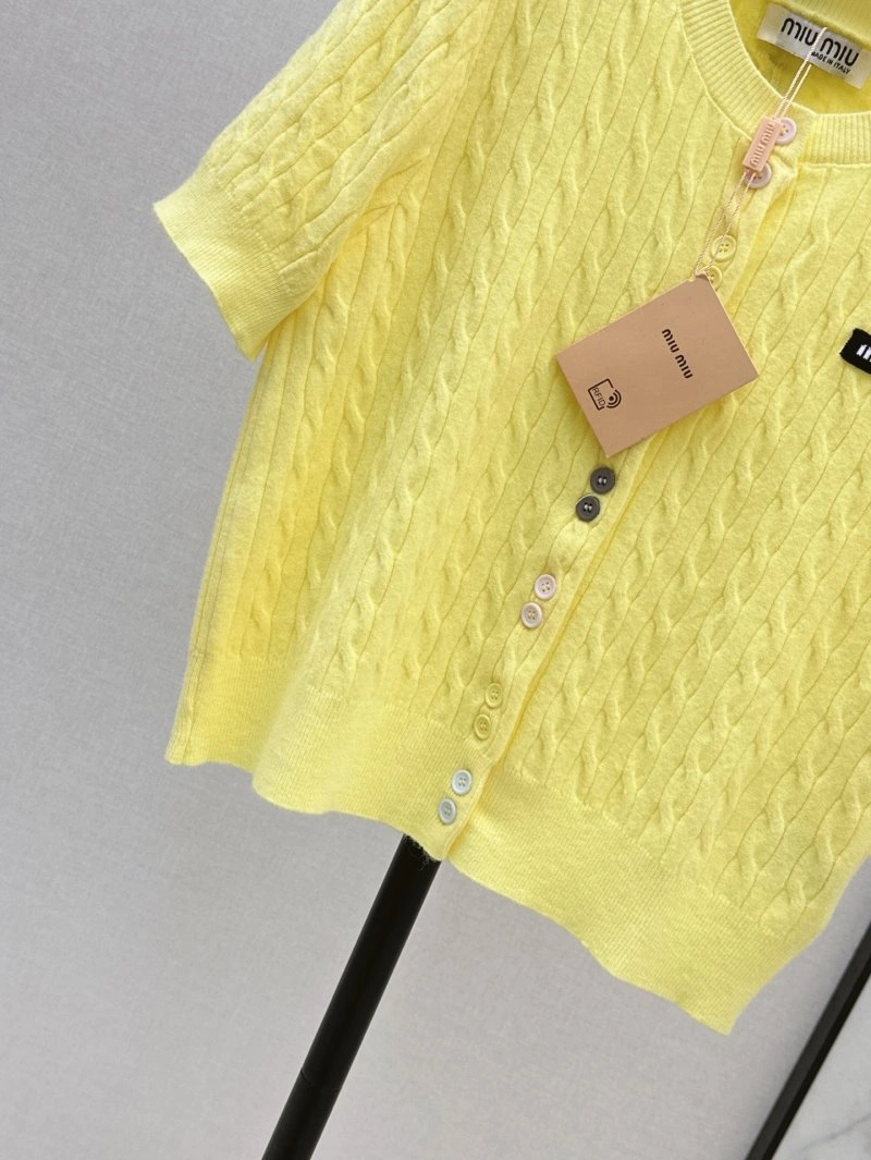 Brand-authenticated Miu Miu T-Shirts