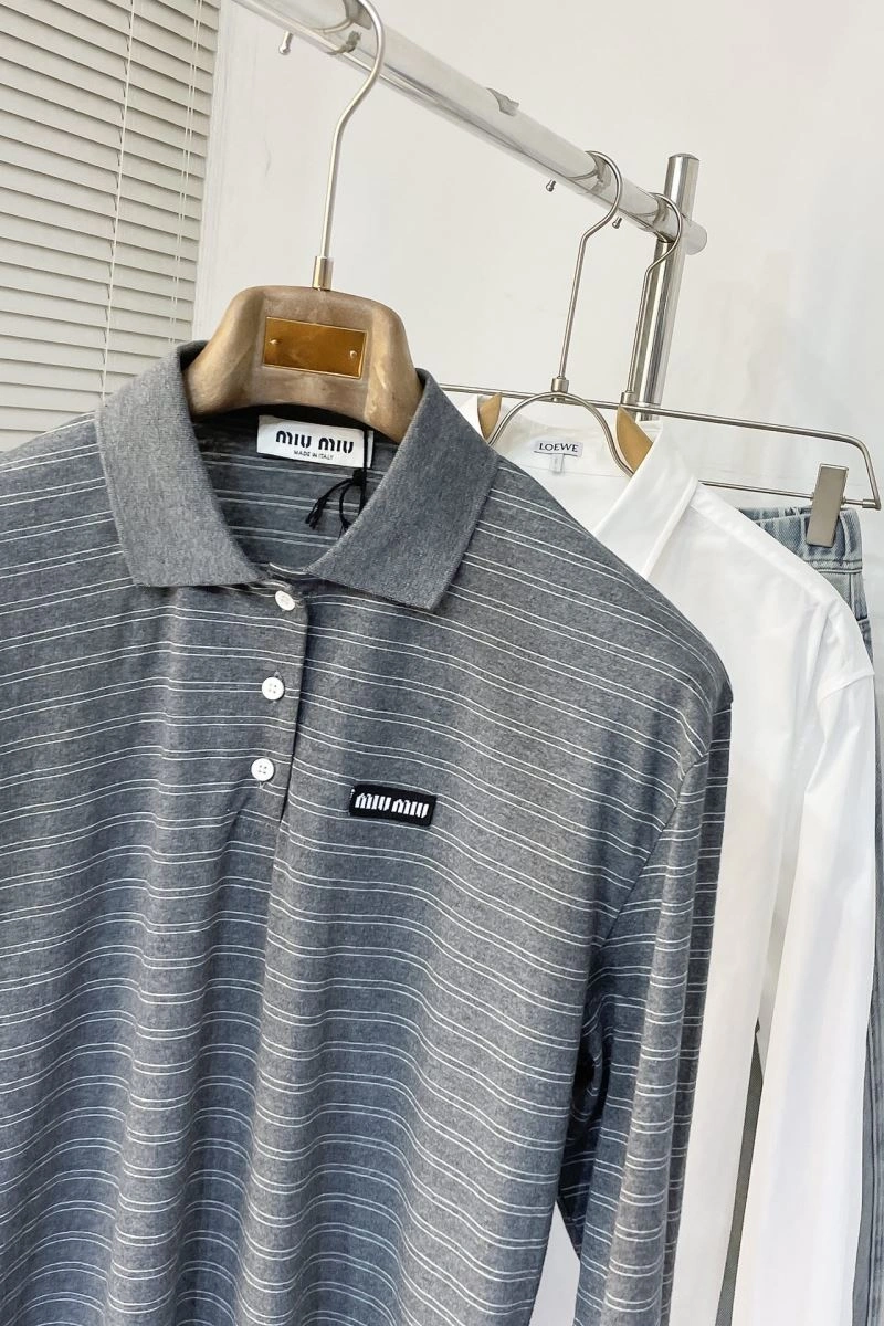 Brand-authenticated Miu Miu T-Shirts