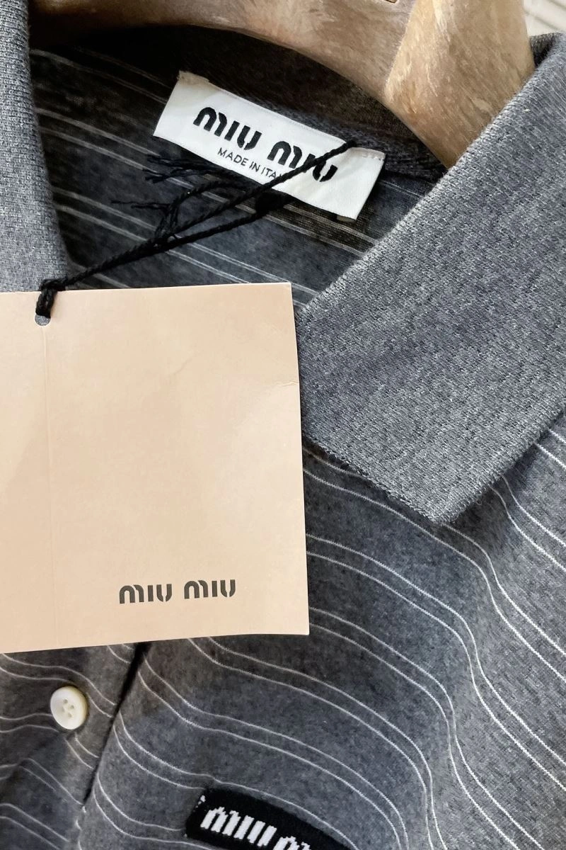 Brand-authenticated Miu Miu T-Shirts