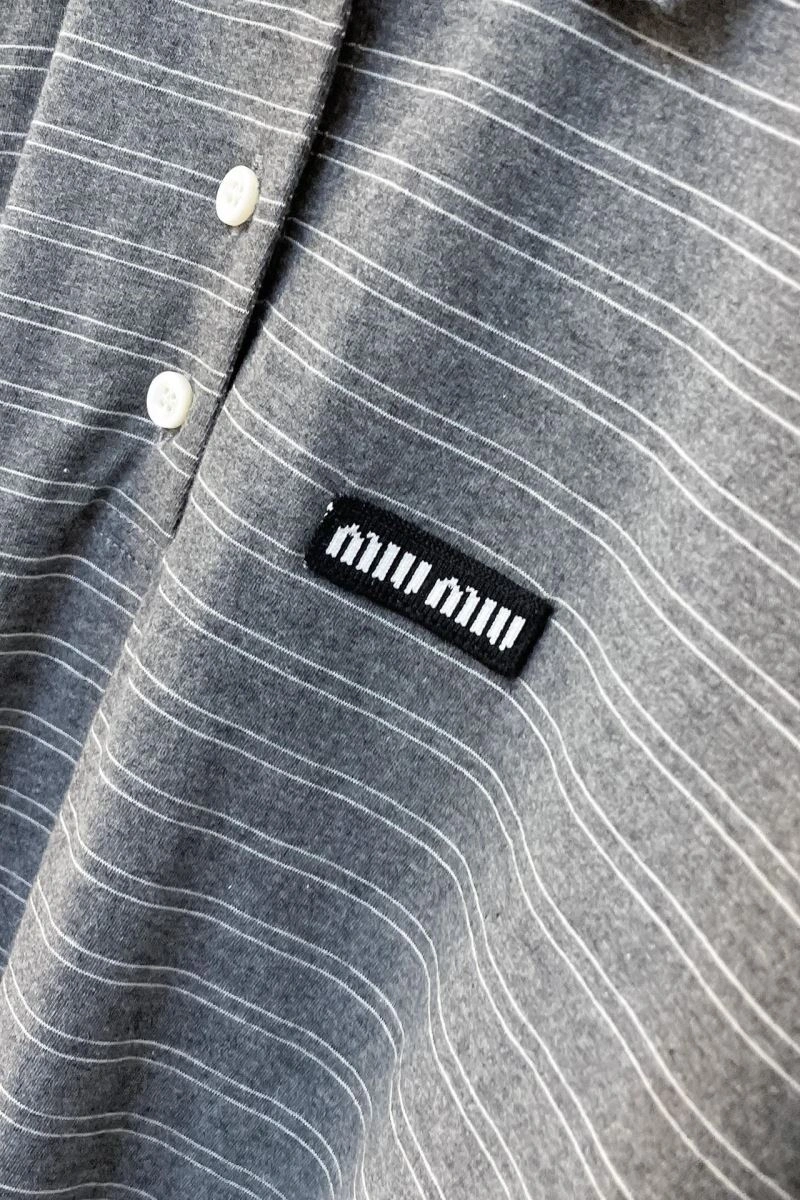 Brand-authenticated Miu Miu T-Shirts