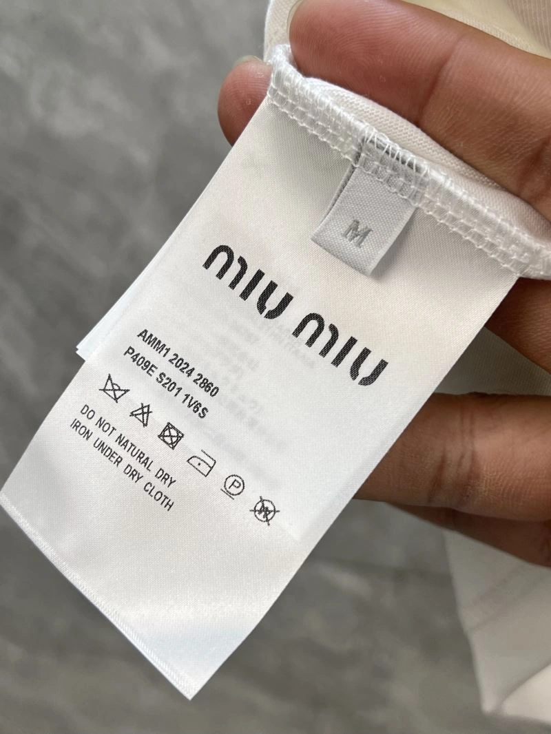 High accuracy Miu Miu T-Shirts