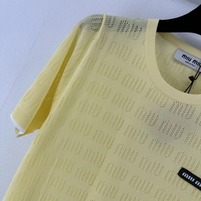 Exact replica Miu Miu T-Shirts