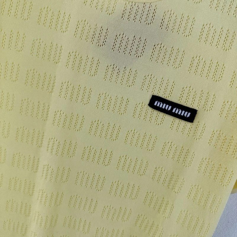 Exact replica Miu Miu T-Shirts