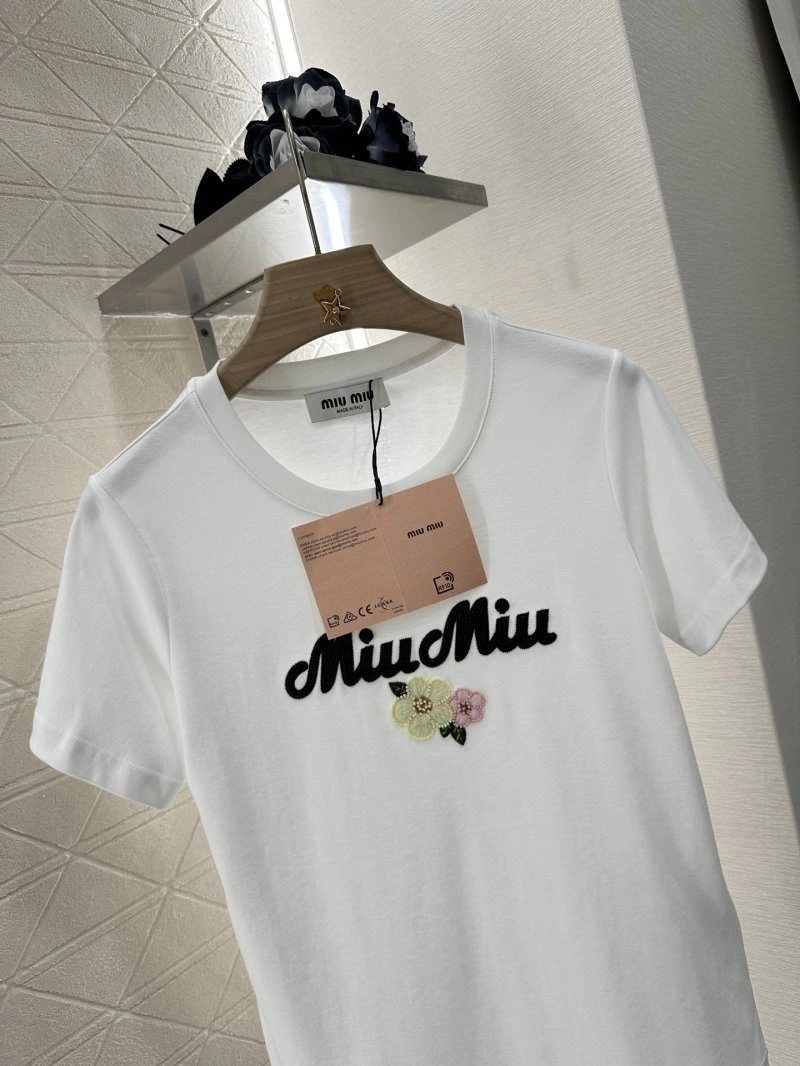 High accuracy Miu Miu T-Shirts