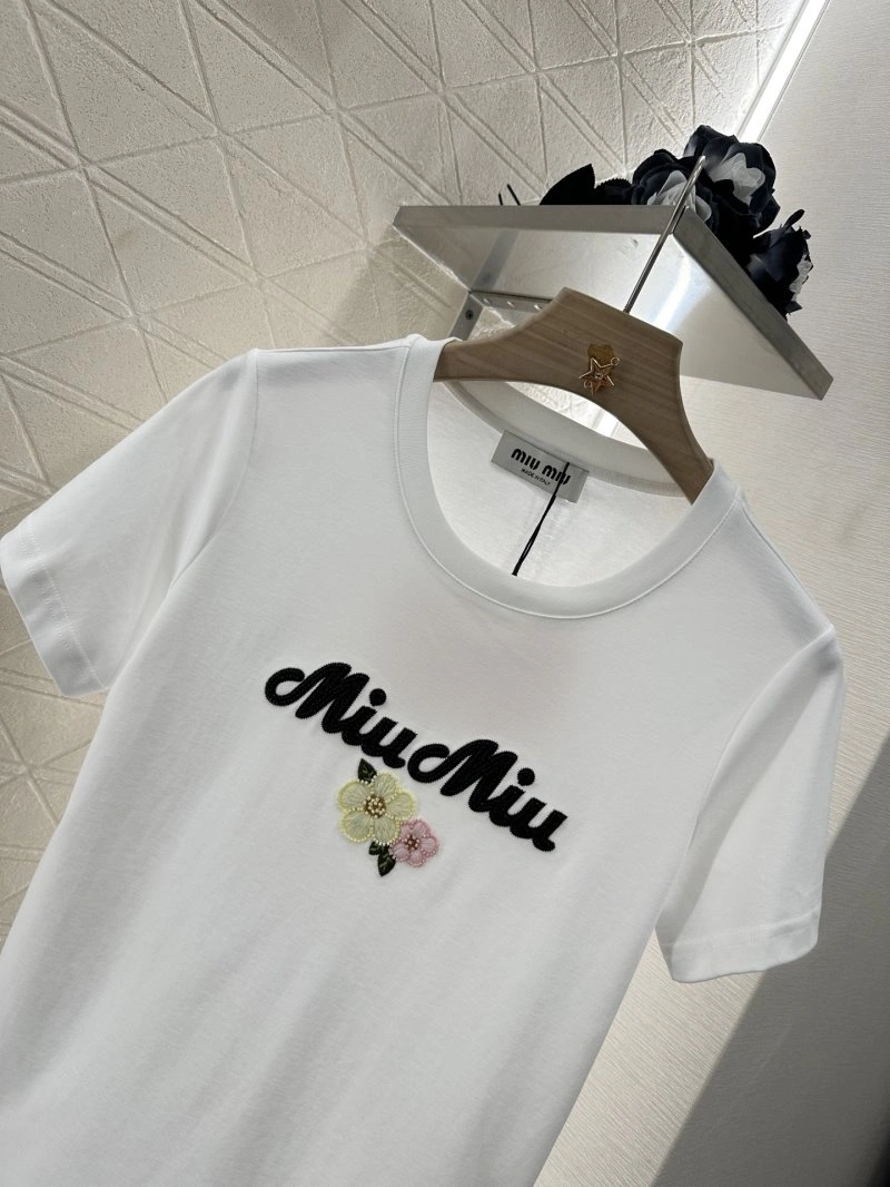 High accuracy Miu Miu T-Shirts