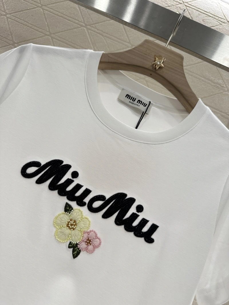High accuracy Miu Miu T-Shirts