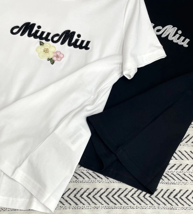 Exact replica Miu Miu T-Shirts