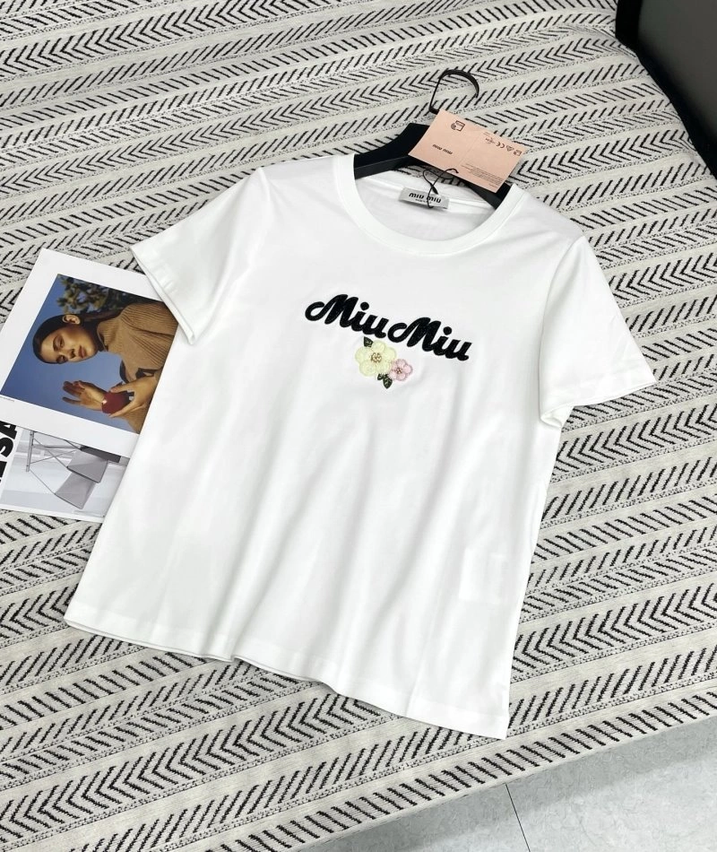 Exact replica Miu Miu T-Shirts