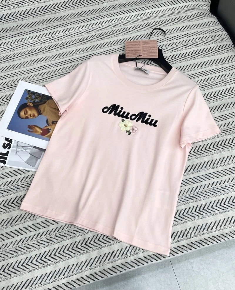Exact replica Miu Miu T-Shirts