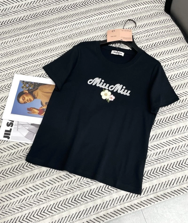 Exact replica Miu Miu T-Shirts