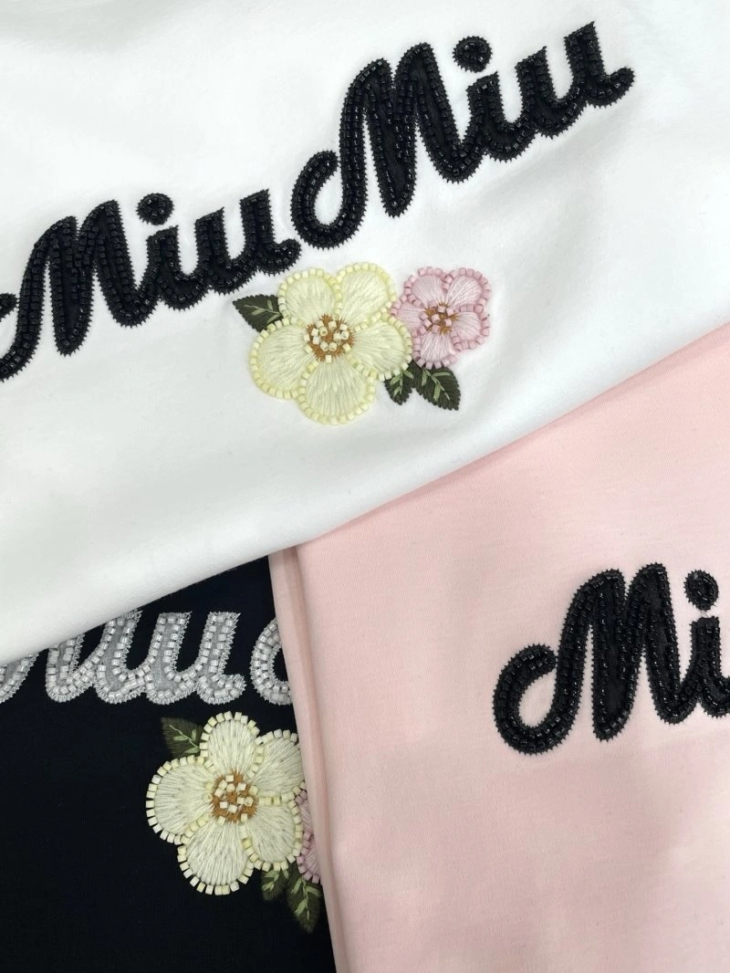 Exact replica Miu Miu T-Shirts