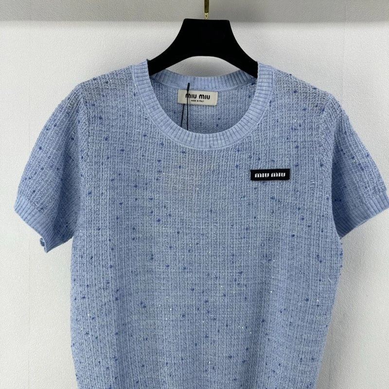 Precise copy Miu Miu T-Shirts