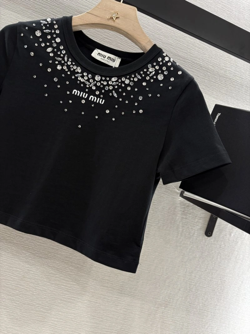Precise copy Miu Miu T-Shirts
