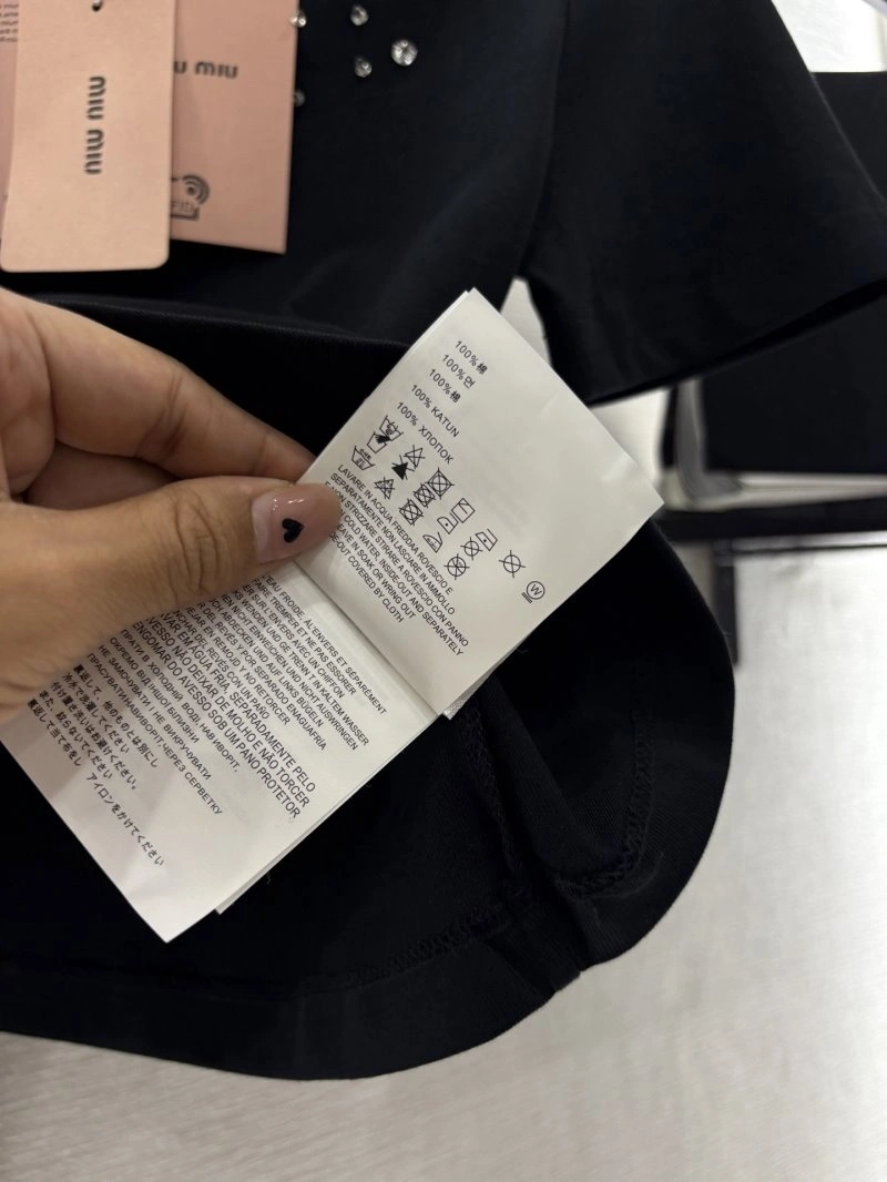 Precise copy Miu Miu T-Shirts
