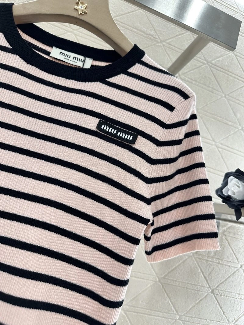 Exact replica Miu Miu T-Shirts