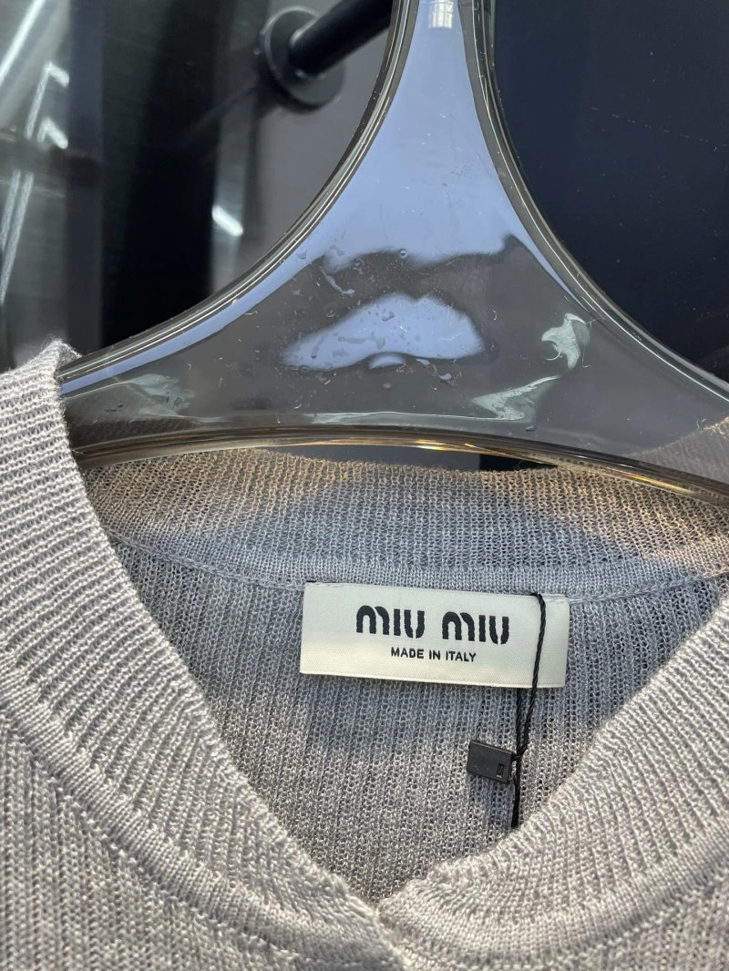Brand-authenticated Miu Miu T-Shirts