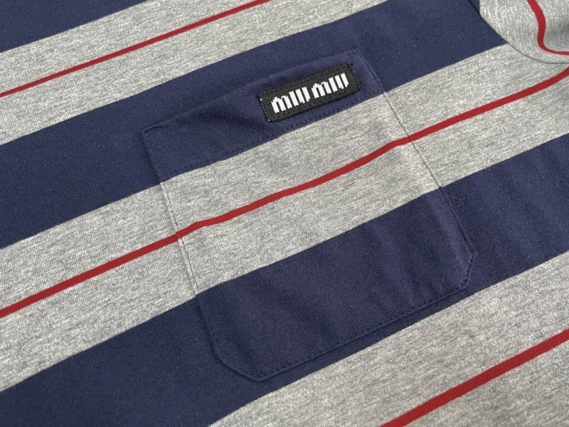 Brand-authenticated Miu Miu T-Shirts