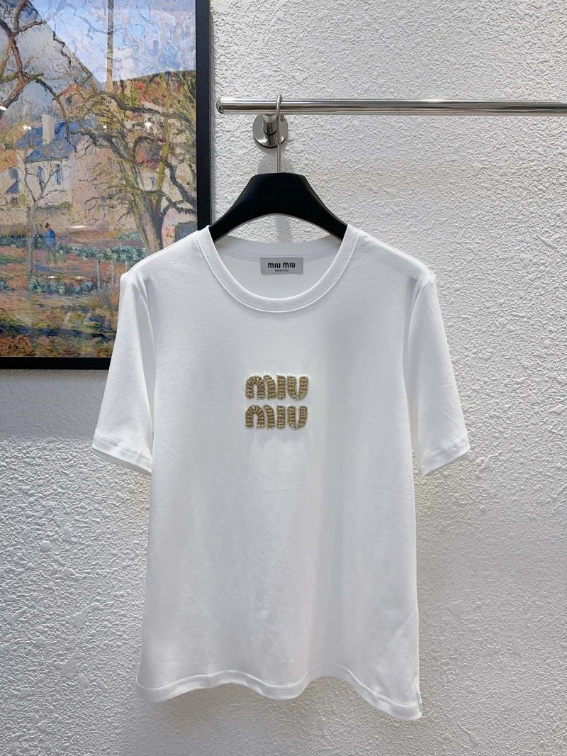 Precise copy Miu Miu T-Shirts