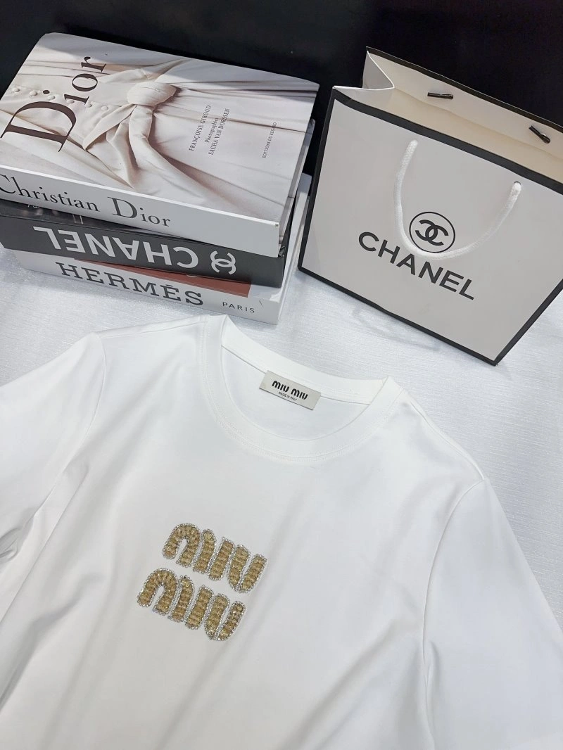 Precise copy Miu Miu T-Shirts