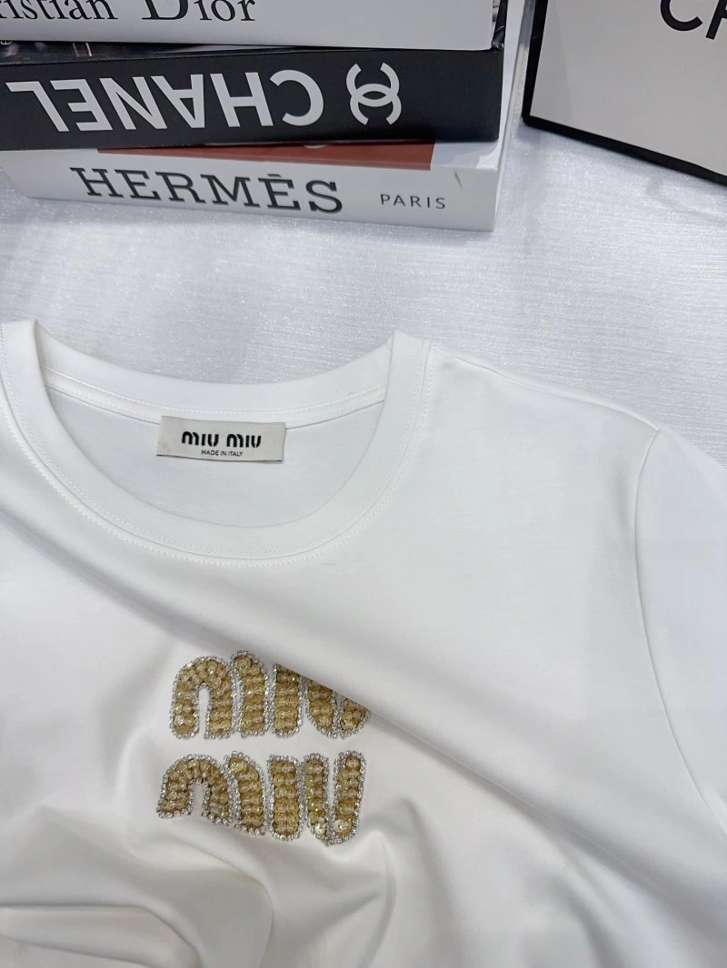 Precise copy Miu Miu T-Shirts