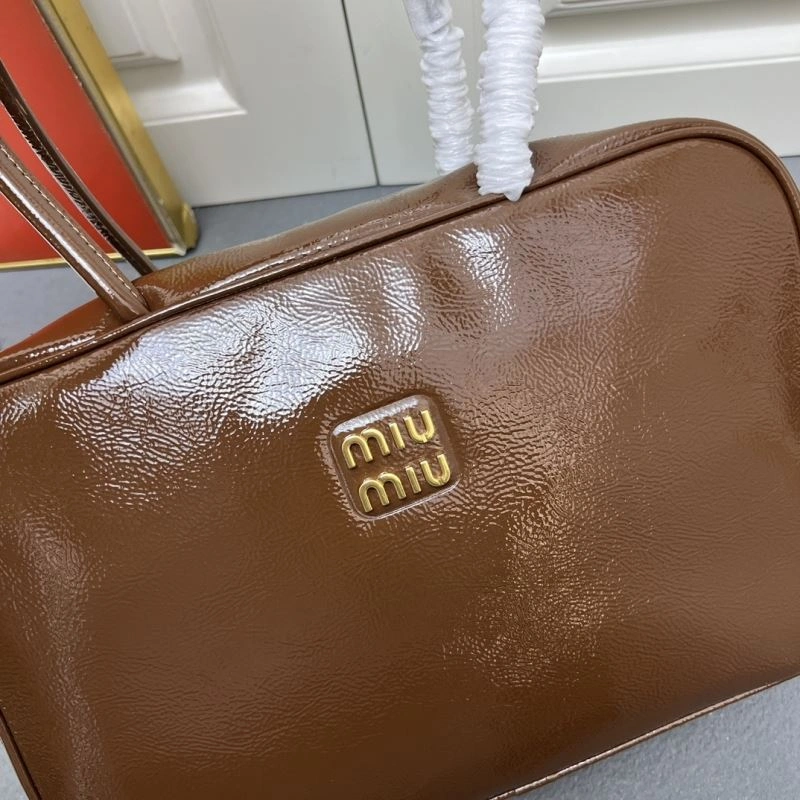 Brand-authenticated Miu Miu Top Handle Bags