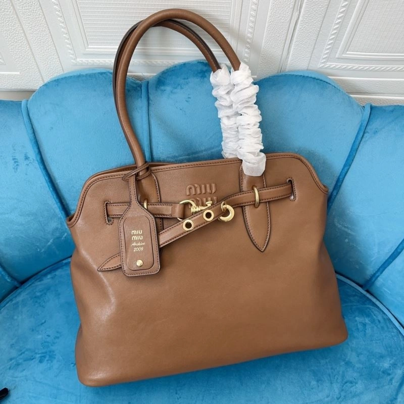 Brand-authenticated Miu Miu Top Handle Bags