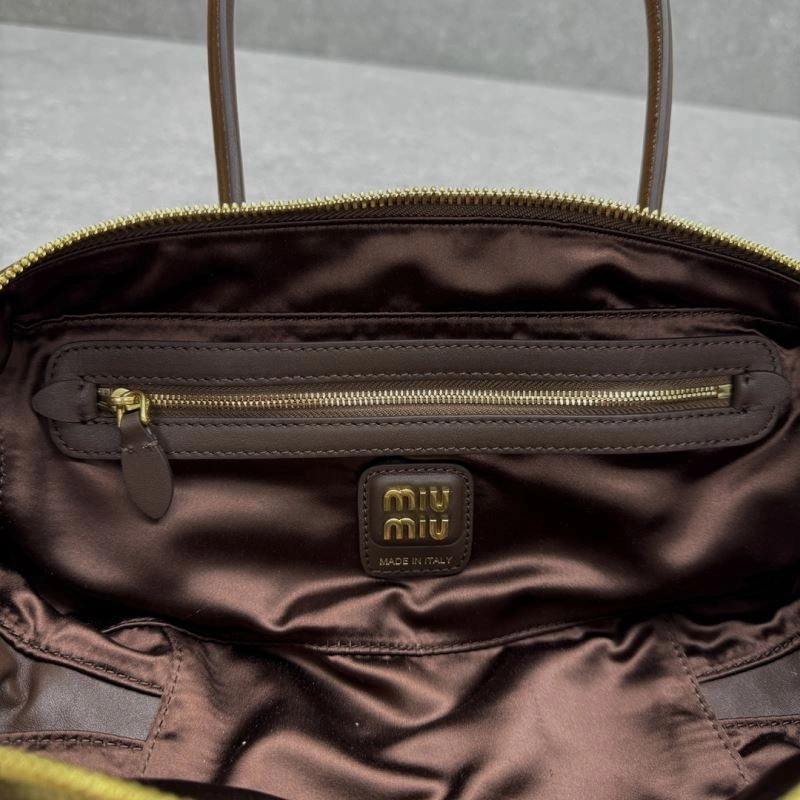 Brand-authenticated Miu Miu Top Handle Bags
