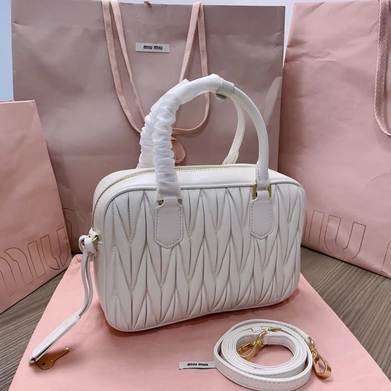 Brand-authenticated Miu Miu Top Handle Bags