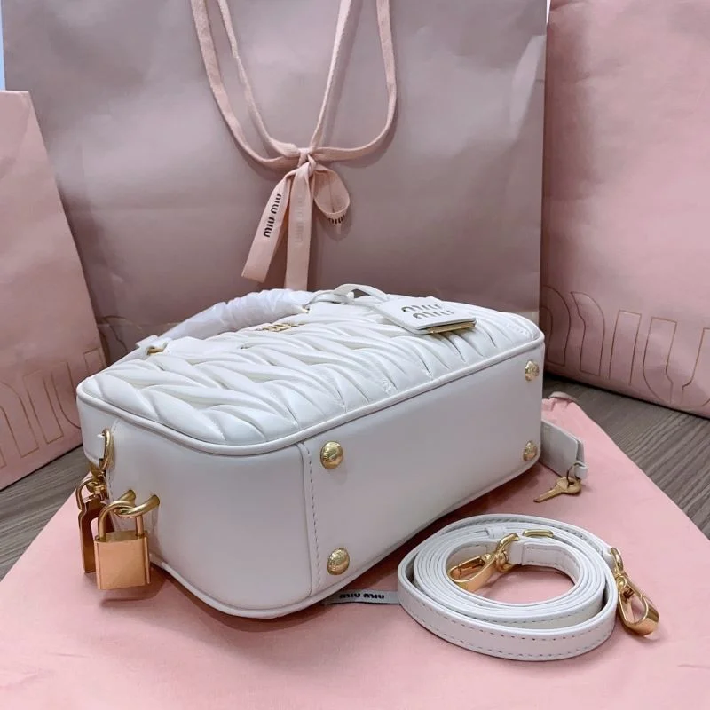 Brand-authenticated Miu Miu Top Handle Bags