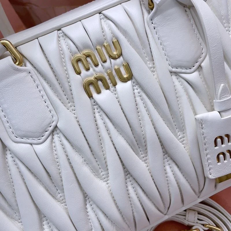 Brand-authenticated Miu Miu Top Handle Bags