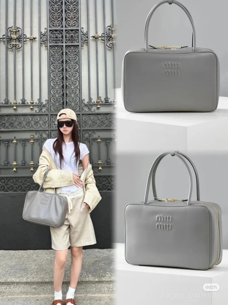 Top mirror Miu Miu Top Handle Bags