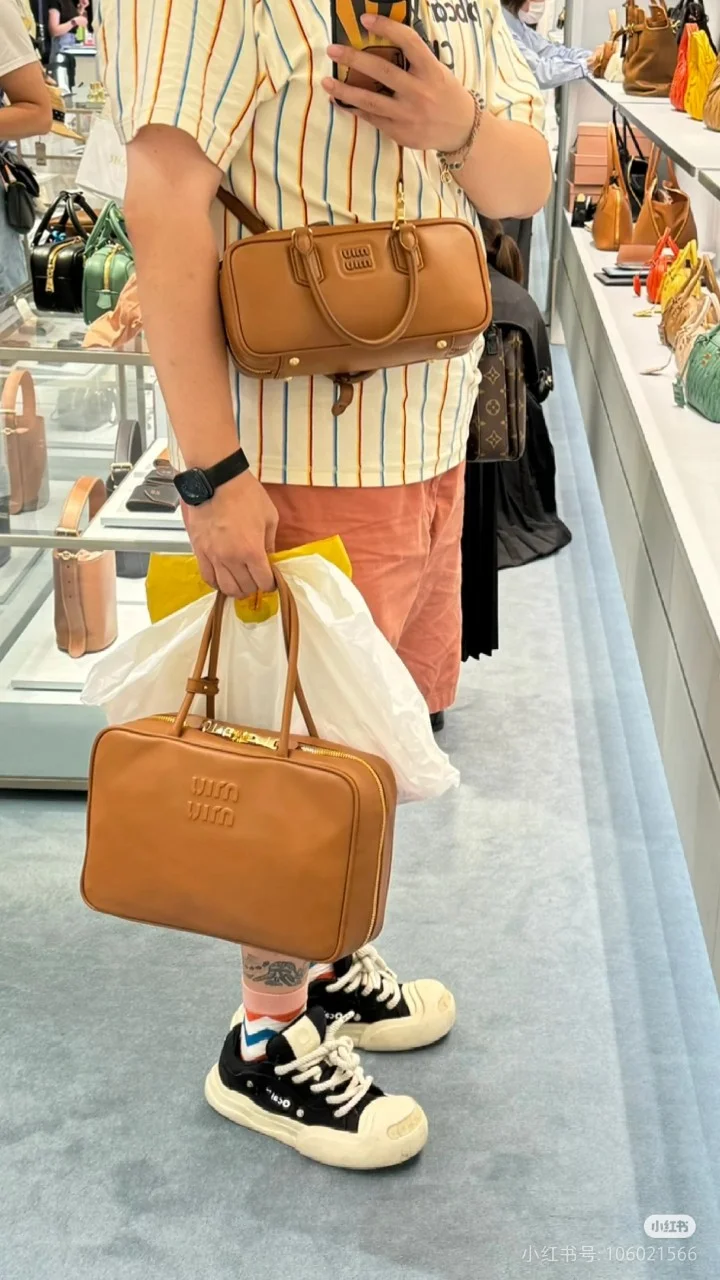 Brand-original Miu Miu Top Handle Bags