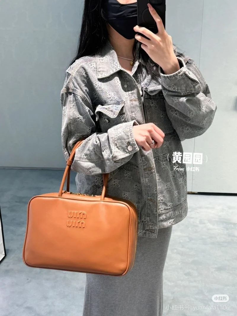 Brand-original Miu Miu Top Handle Bags
