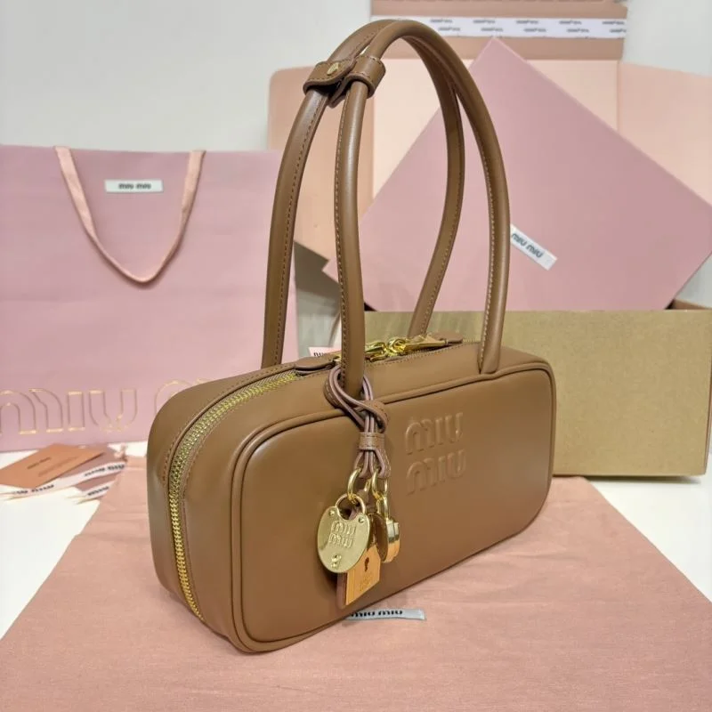 Brand-authenticated Miu Miu Top Handle Bags