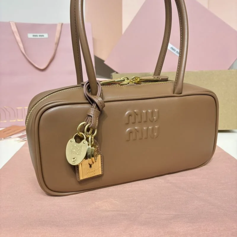 Brand-authenticated Miu Miu Top Handle Bags