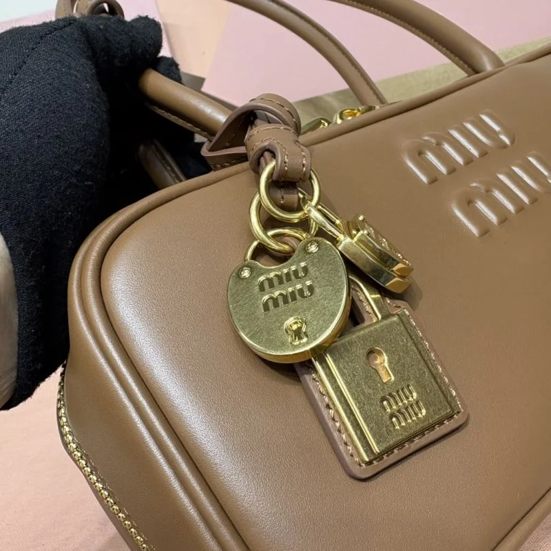 Brand-authenticated Miu Miu Top Handle Bags
