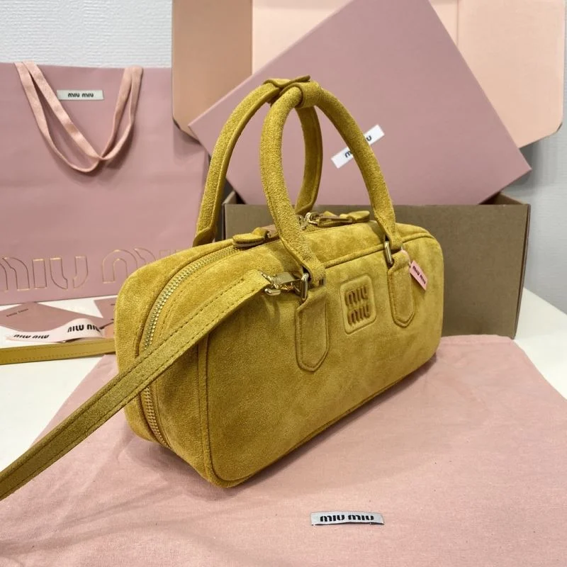 Brand-authenticated Miu Miu Top Handle Bags