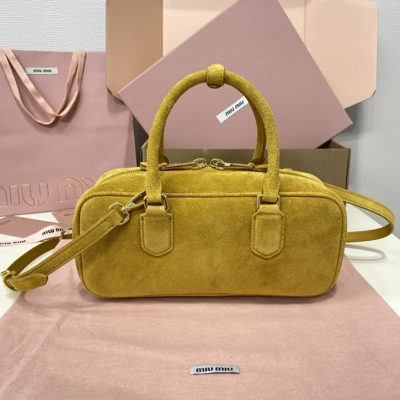 Brand-authenticated Miu Miu Top Handle Bags