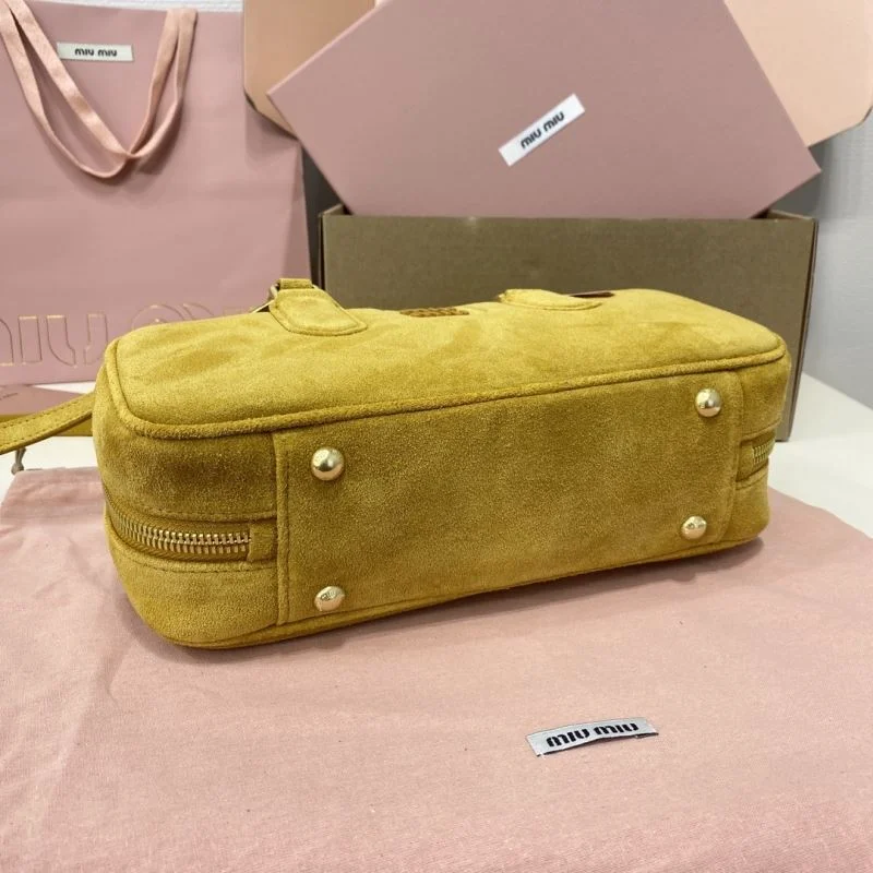 Brand-authenticated Miu Miu Top Handle Bags