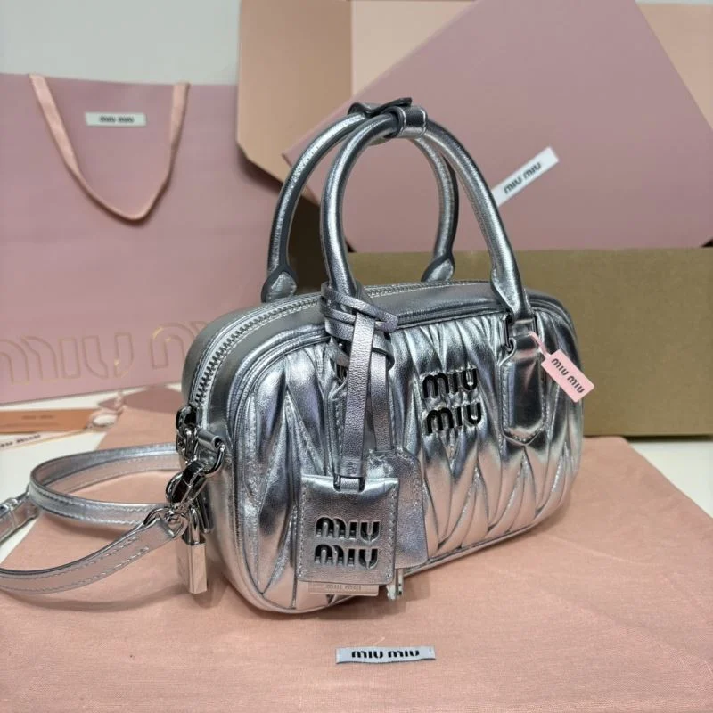 Brand-authenticated Miu Miu Top Handle Bags