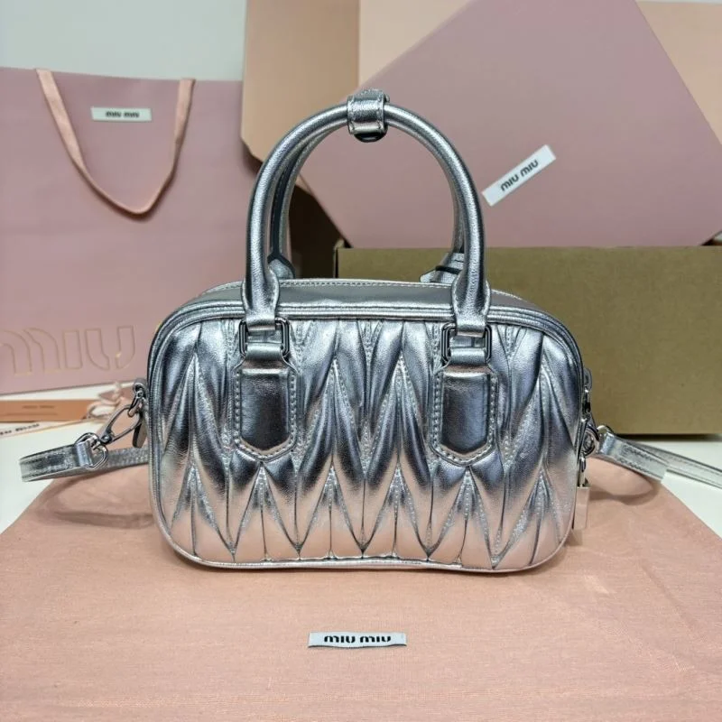 Brand-authenticated Miu Miu Top Handle Bags
