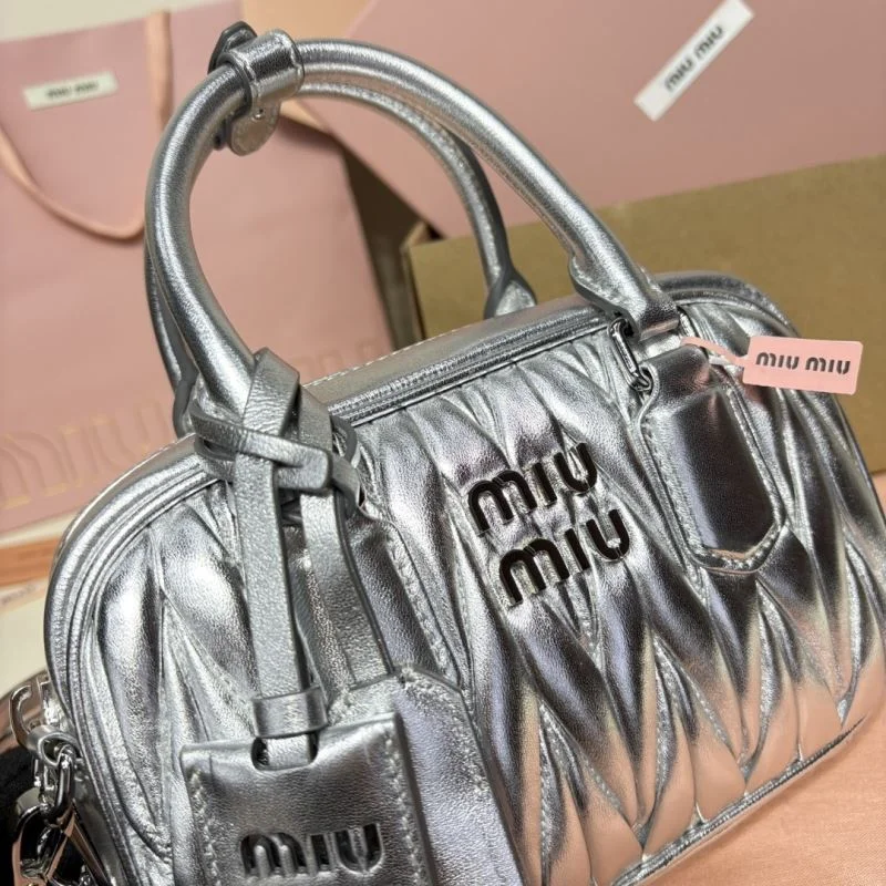Brand-authenticated Miu Miu Top Handle Bags