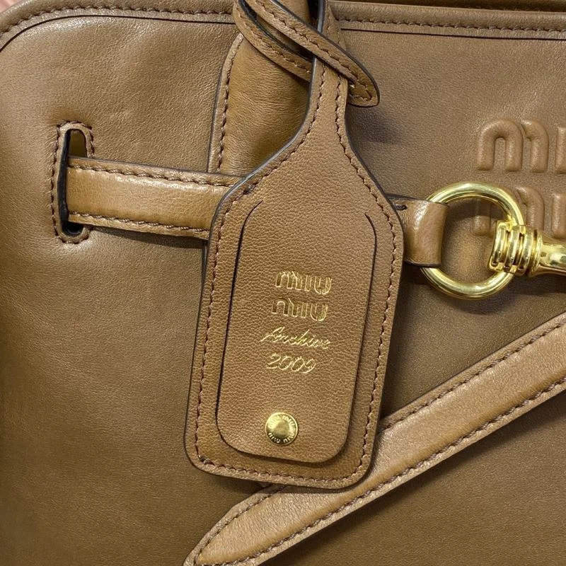 Brand-authenticated Miu Miu Top Handle Bags
