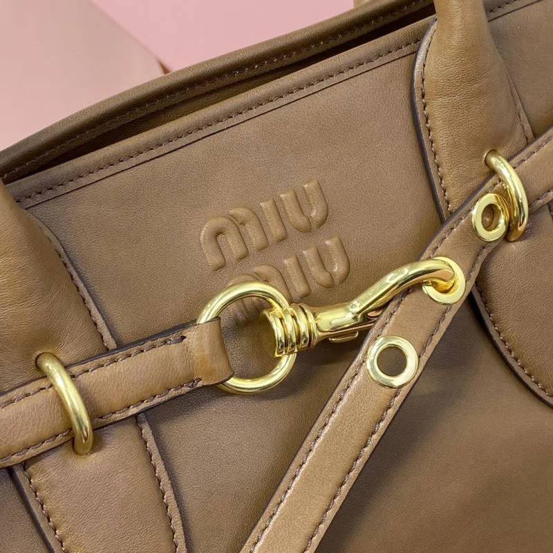 Brand-authenticated Miu Miu Top Handle Bags